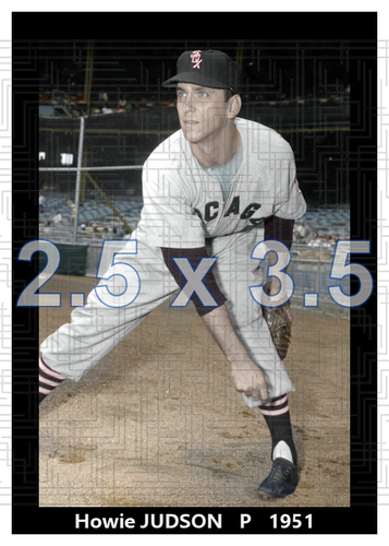 Howie Judson - 1951 Chicago White Sox - choose a size - full color ...