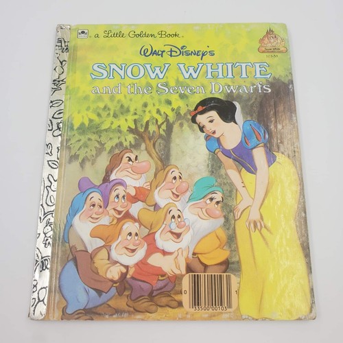 WALT DISNEY'S SNOW WHITE AND THE SEVEN DWARFS Little Golden Book 1984 ...