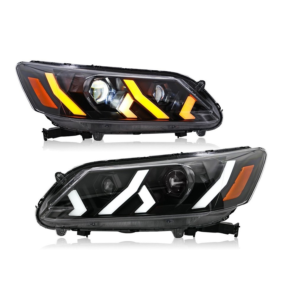 USED LED Headlights For Honda Accord Sedan 9th Gen 2013 2014 2015 ...