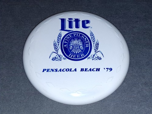 Miller Lite Frisbee "A Fine Pilsner Beer" Pensacola Beach 1979 | eBay