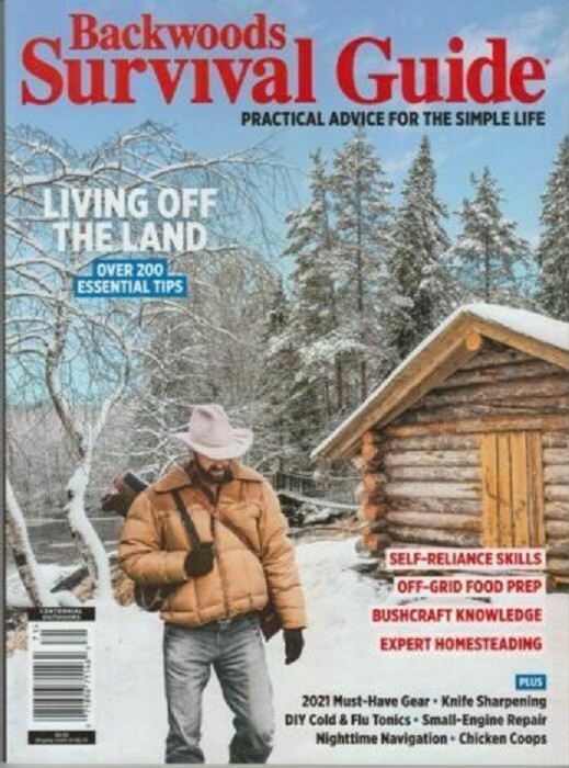 BACKWOODS SURVIVAL GUIDE 2021 #71 / LIVING OF THE LAND | eBay