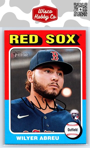 2024 Topps Heritage Wilyer Abreu #385 Rookie Boston Red Sox | eBay