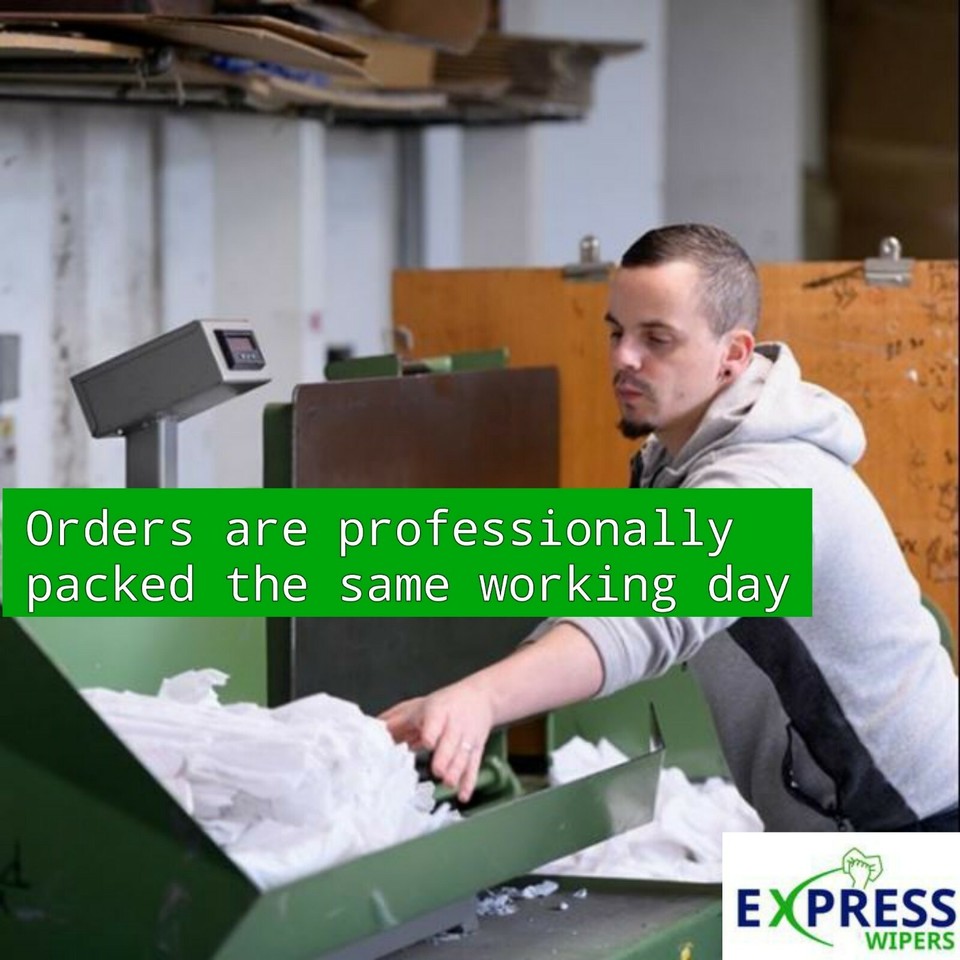 10kg Bag White Cotton Mix Cleaning Rags Wiping Wipers Garage ...