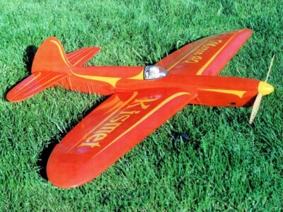 Kismet by Ken Taylor - Control Line Stunt Model ~ Laser-cut Balsa Wing ...
