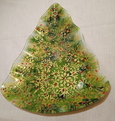 PRIMA DESIGN Christmas Tree Platter, Hors d'oeuvres Tray/Plate, Holiday ...