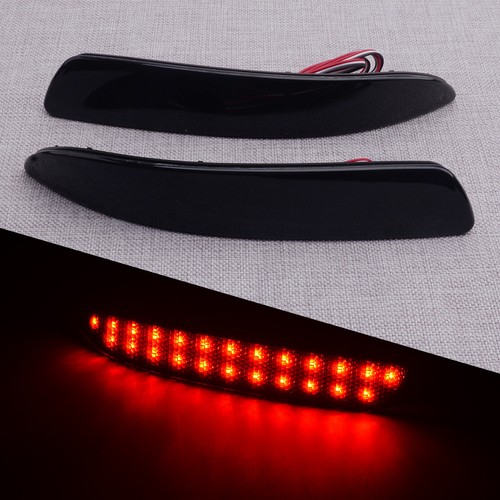 Smoke LED Rear Bumper Reflector Brake Parking Lamp Fit For X5 E70 X6 ...