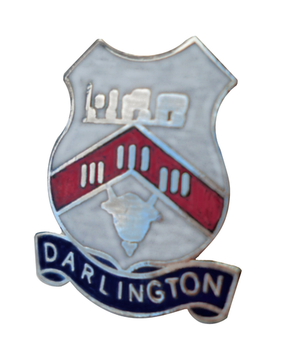 Darlington Town Durham Crest Small Pin Badge | eBay UK