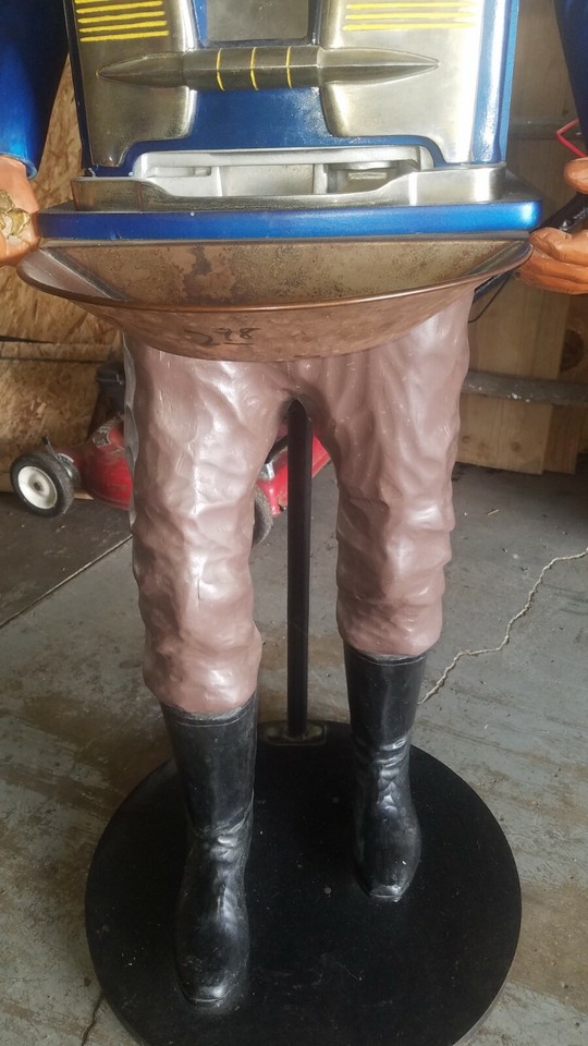 RARE! Sanchez Mills Hightop Wooden Carved Gold Prospector Slot Machine ...