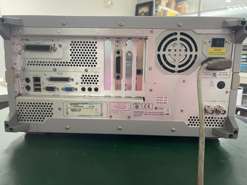 Agilent E5071B ENA RF Network Analyzer 300 kHz – 8.5 GHz , w/ opt. 015 ...