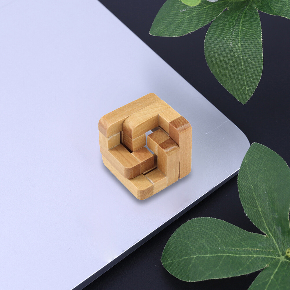 Kong Ming Luban Lock Kids Adult Wooden Intellectual Puzzle Brain Tease ...