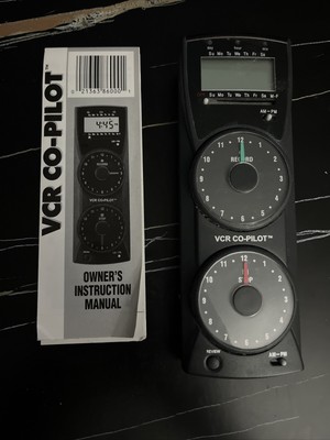VCR Co-Pilot Programmable Recording Remote Control And Manual | eBay