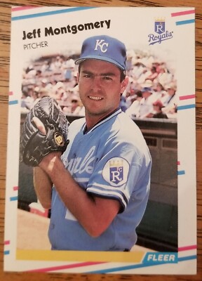 Jeff Montgomery Kansas City Royals 1988 Fleer Baseball Card #U-32 MT | eBay