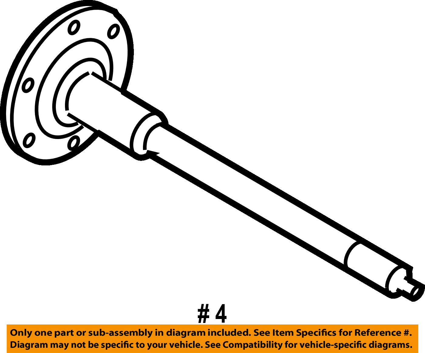GM OEM Front Axle-Output Shaft 22761721 | eBay