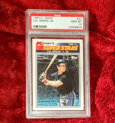 CAL RIPKEN JR 1990 TOPPS KMART #20 HOF ORIOLES A.L SUPERSTARS PSA 10 🔥 ...
