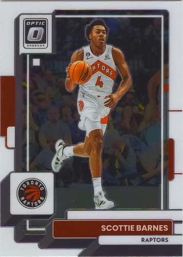 Scottie Barnes 2022-23 Optic Basketball Chrome Base Card #20 Toronto ...