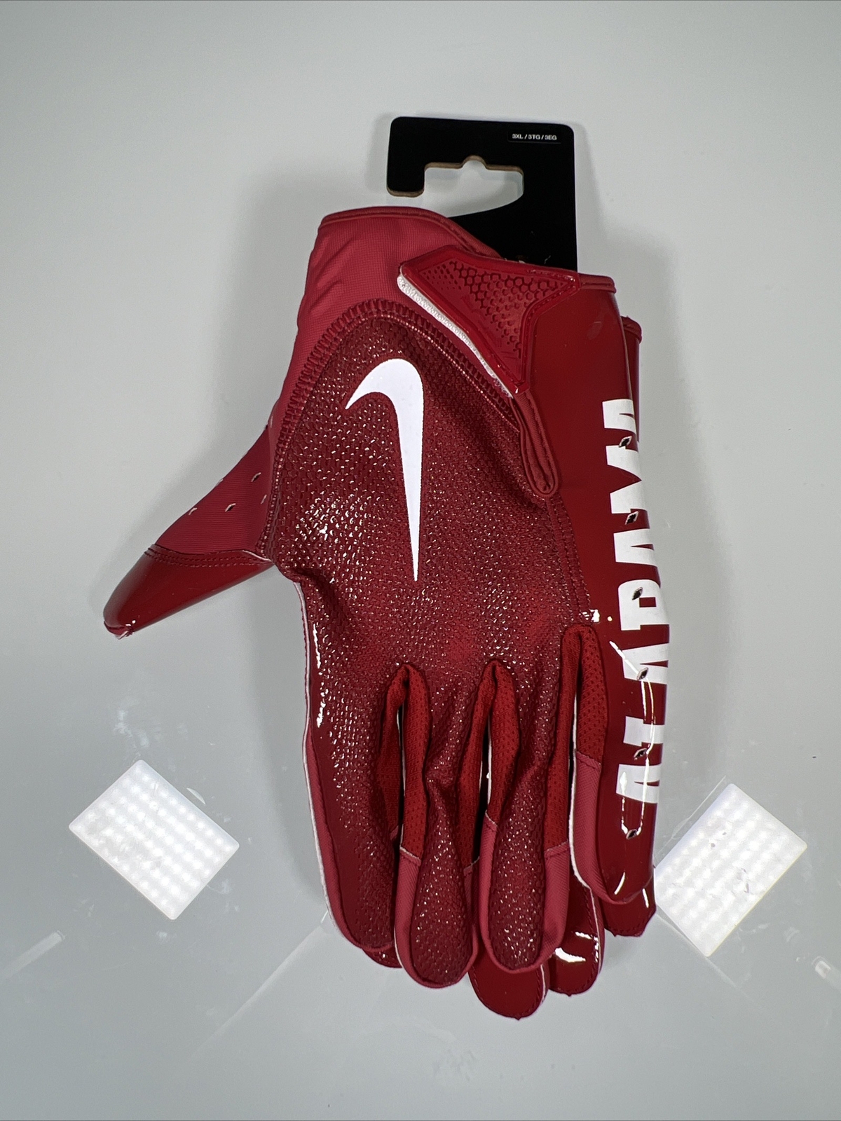 Nike Alabama Crimson Tide Vapor Jet Football Gloves Mens DX4886 620 ...