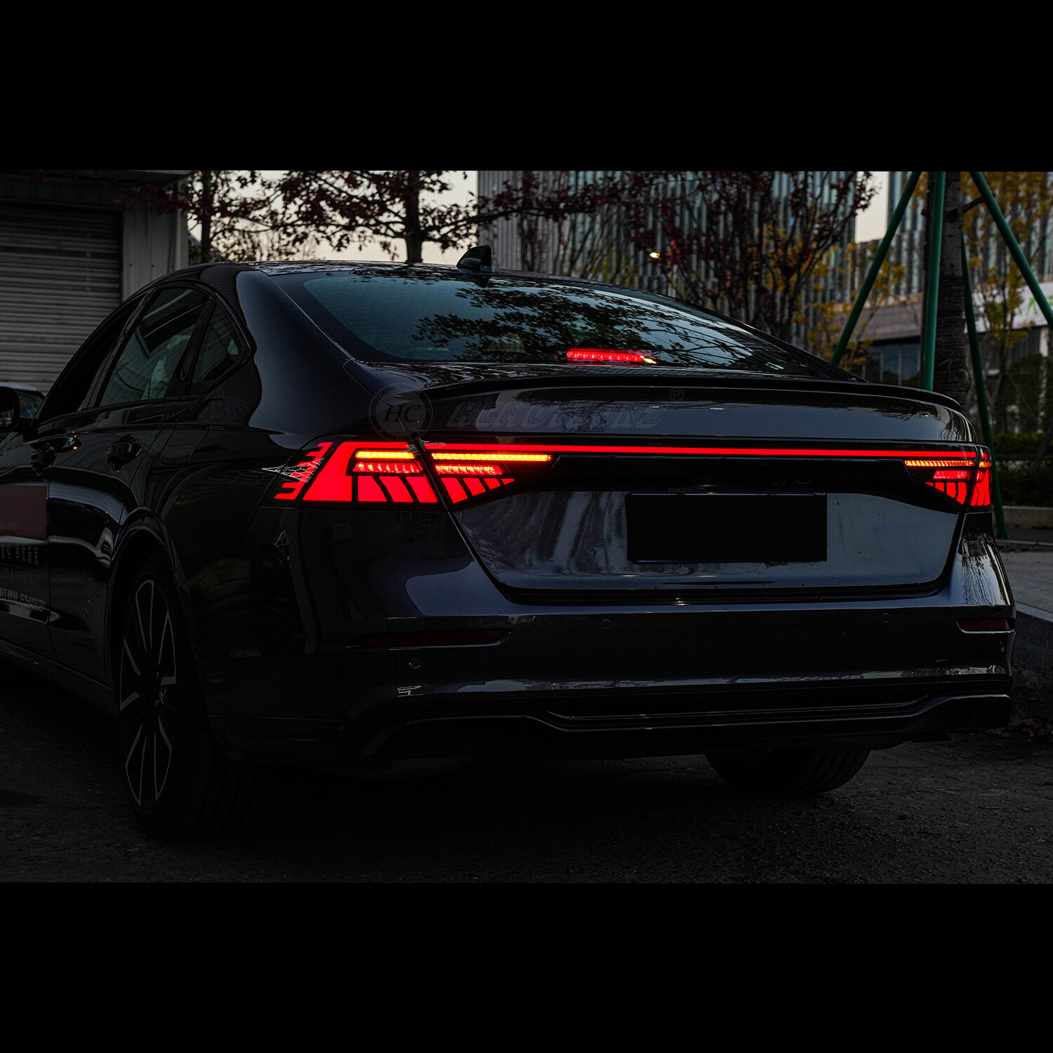 HC LED Tail Lights For 2023 2024 Honda Accord Sequential Smoked Rear ...