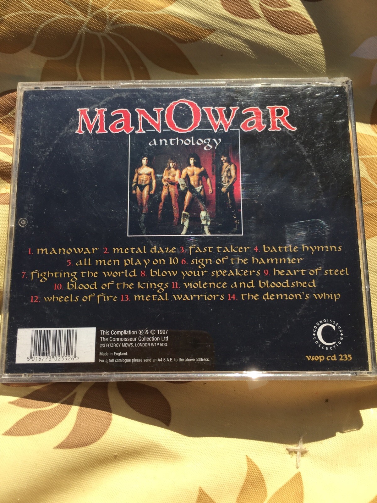 Manowar - Anthology (1997) for sale online | eBay