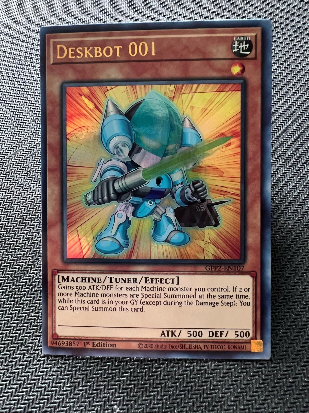 x3 Deskbot 001 GFP2-EN107 Ultra Rare YuGiOh | eBay