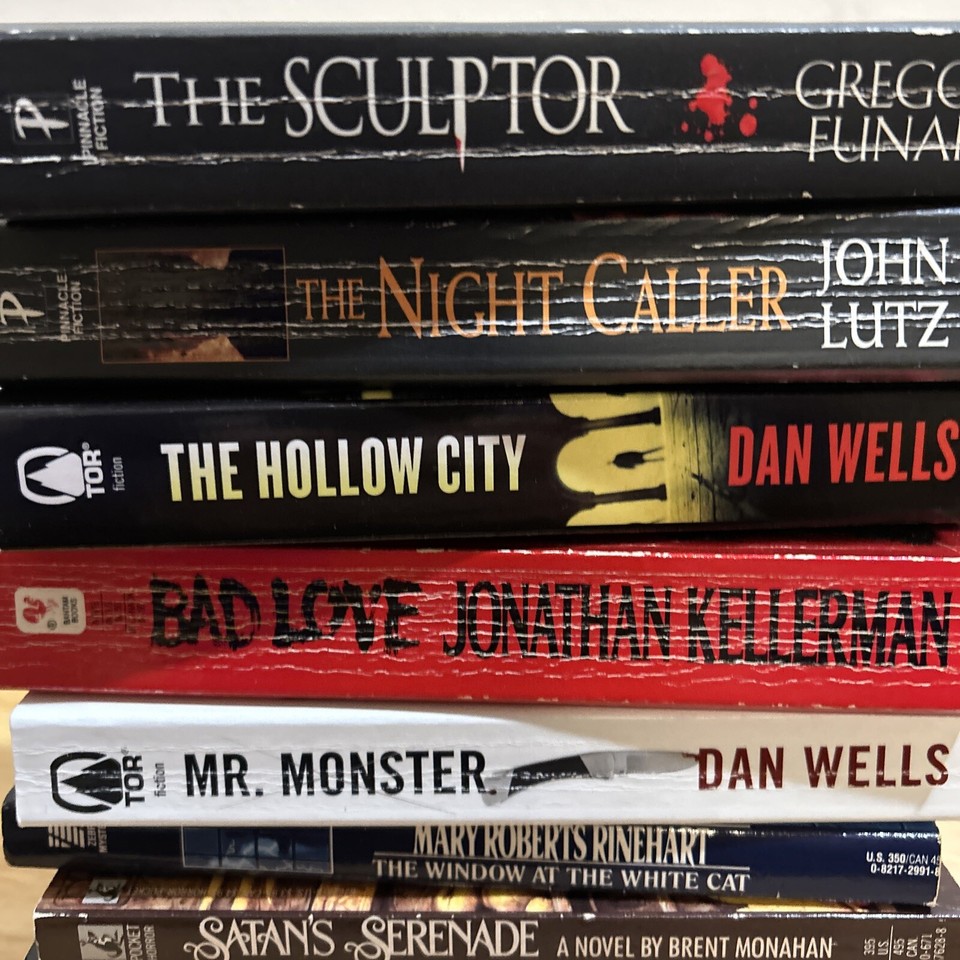 Horror Thriller Paperback Lot Vintage & Modern Authors 9 Books Ketchum ...
