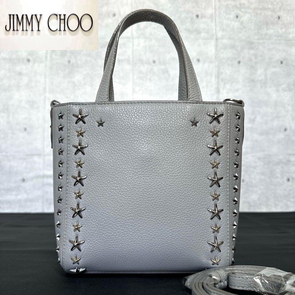 Borsa a 2 vie grigia JIMMY CHOO MINI PEGASI | eBay