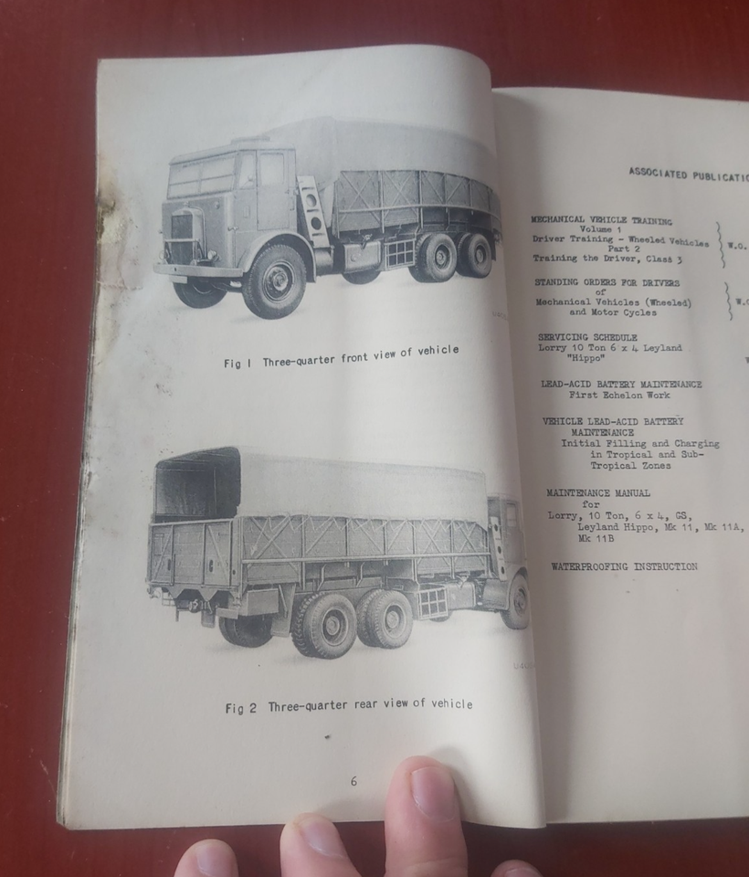 LEYLAND HIPPO TRUCK ARMY MILITARY VEHICLE USER HANDBOOK | eBay UK
