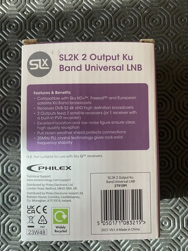SL2K 2 Output Ku Band Universal LNB | eBay