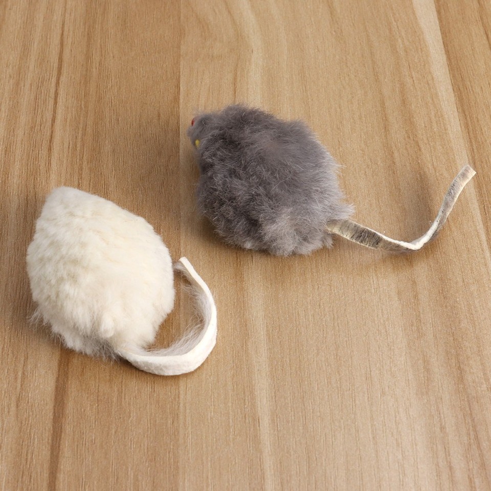 5 Pcs Cat Teaser Toys Funny Mice Mouse Soft Mini for Indoor Cats | eBay ...