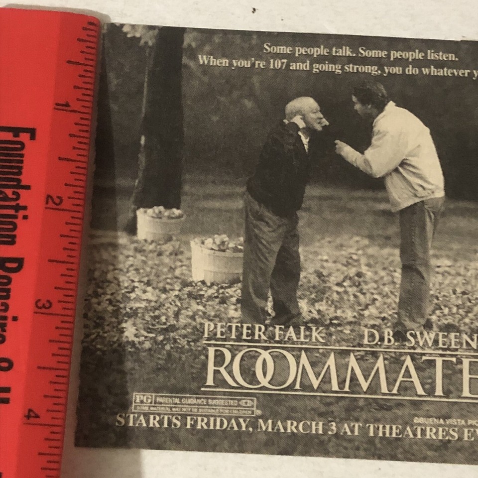 Roommates Vintage Print Ad DB Sweeney Peter Falk TPA21 | eBay