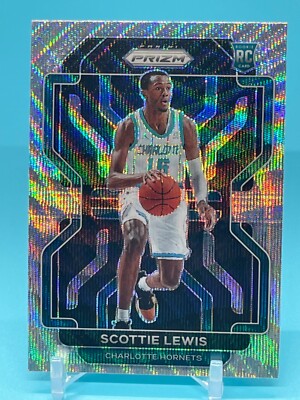 Scottie Lewis 2021-22 Prizm Silver Wave set break #287 Hornets RC ...