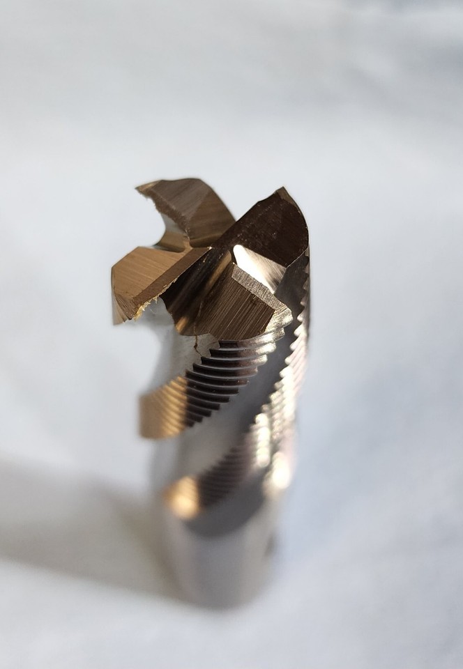 HANITA 3/4 X 1-5/8 LOC X 3.7/8 OAL 4 FLUTE, RH Cobalt, Roughing, END ...