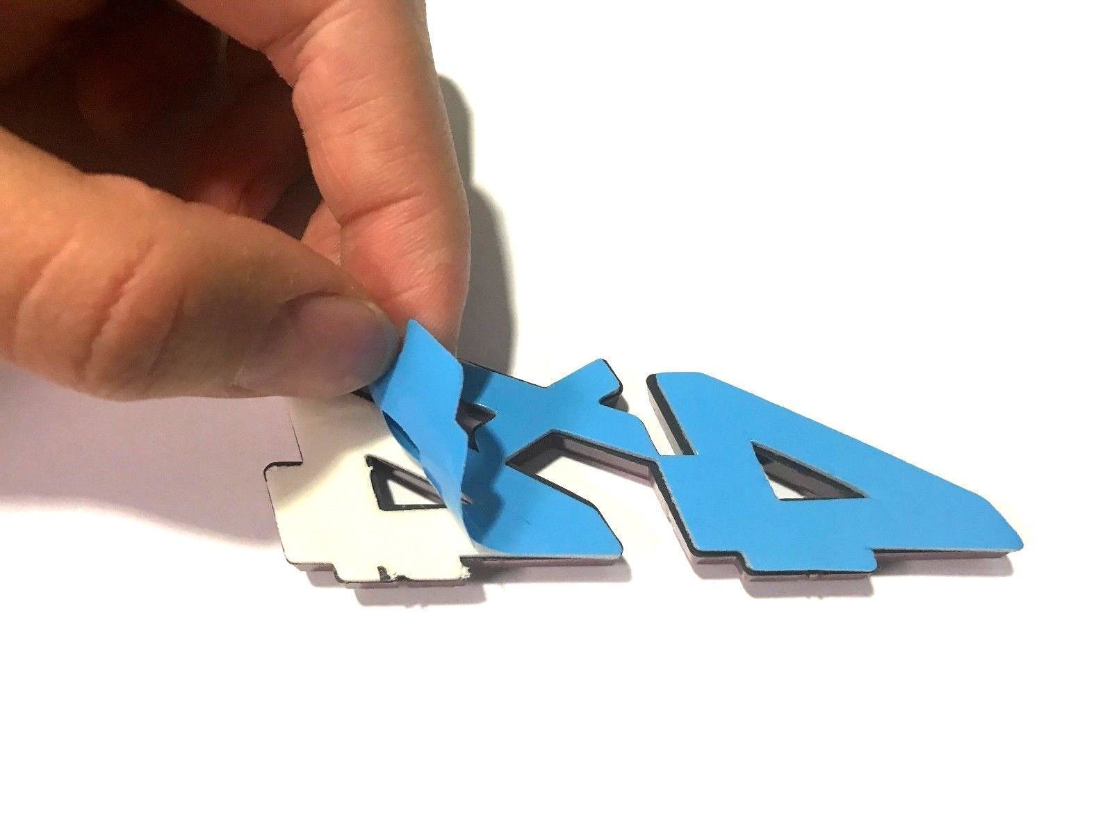 X2 Pieces RED 4 X 4 EMBLEM 4X4 INTERNATIONAL Bumper HARVESTER TRUCK ...