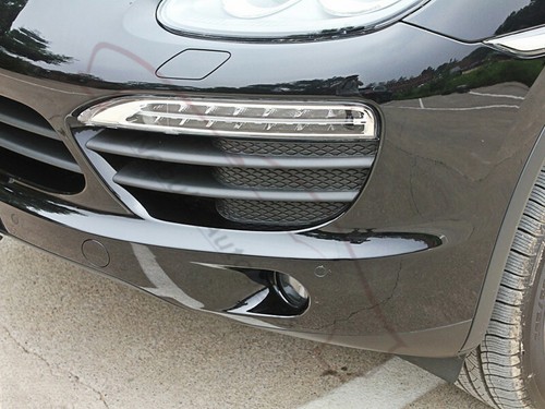 Left Front Bumper Lower Grille Trim Strips For Porsche Cayenne 2011 ...