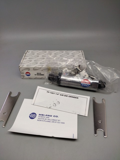 MSI Pro Heavy Duty Lightweight Steel Body SM512 1/4" Die Grinder for ...