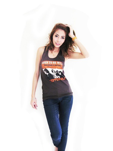 Steppenwolf Band Born to be wild Rock Band Womens T-Shirt Tank Top Vest ...
