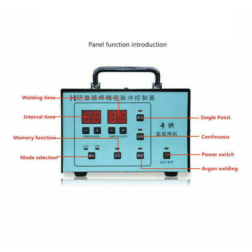 220V TIG Welding Precision Pulse Controller Argon Arc Welder Time Pulse ...