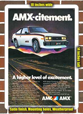 Metal Sign - 1979 AMC AMX- 10x14 inches | eBay
