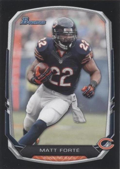 2013 Bowman - Matt Forte #47 Black for sale online | eBay