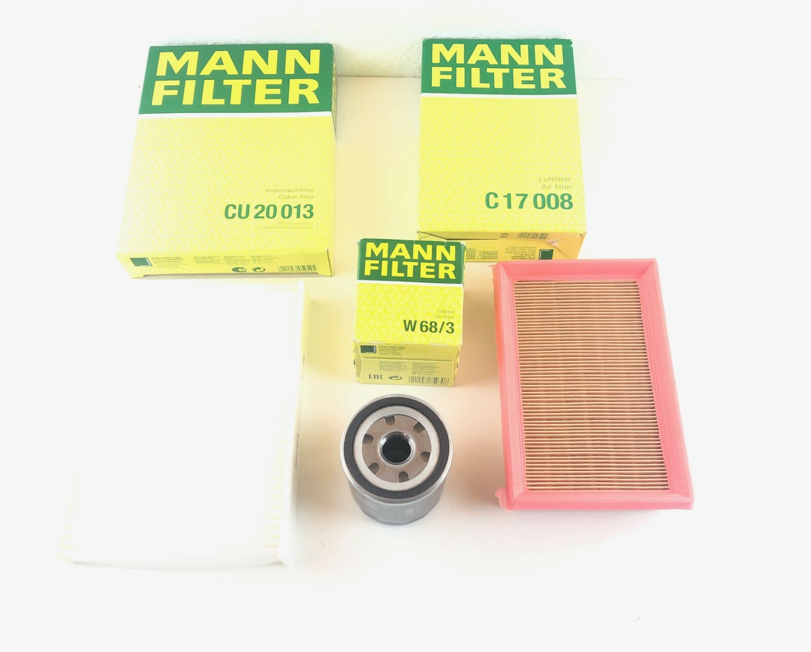 Mann-Filter Filtre à Huile Filtre à Air Pollen pour C1 Aygo Peugeot 108 1.0 791266037601 | eBay