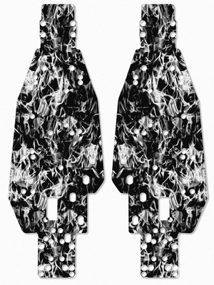 Team Associated RC10GT2 - Chassis Plate Protector Kit - Dark Grey ...