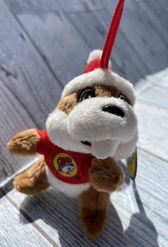 NEW Buc-ee's Santa Buc-ee Beaver Christmas Mini Plush Ornament Bucee’s ...