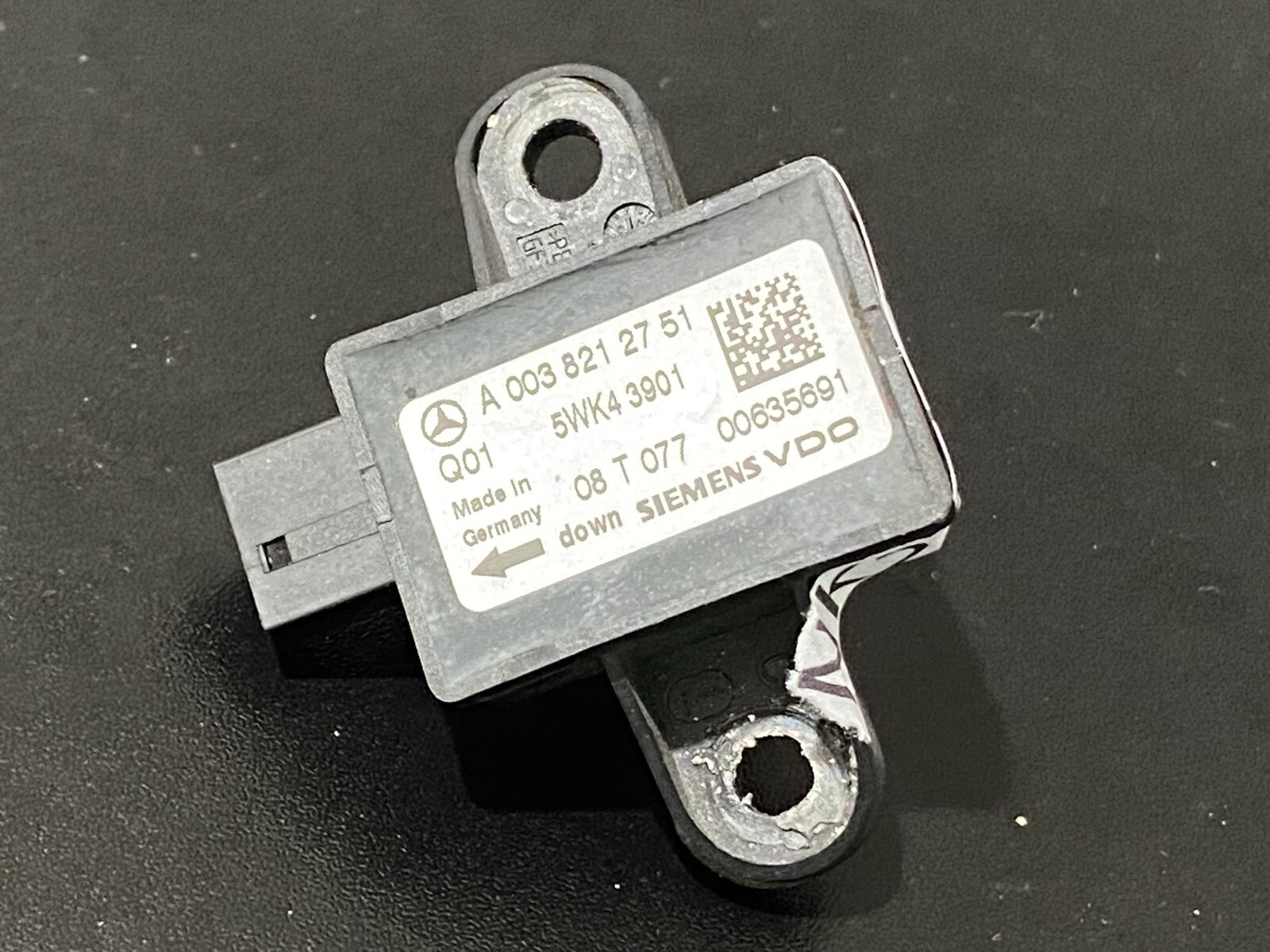 MERCEDES BENZ AIRBAG IMPACT CRASH SENSOR DOOR A0038212751 | eBay UK
