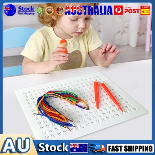 Calm Down Threading Boards Fine Motor Skill Busy Board Educational Toy ...