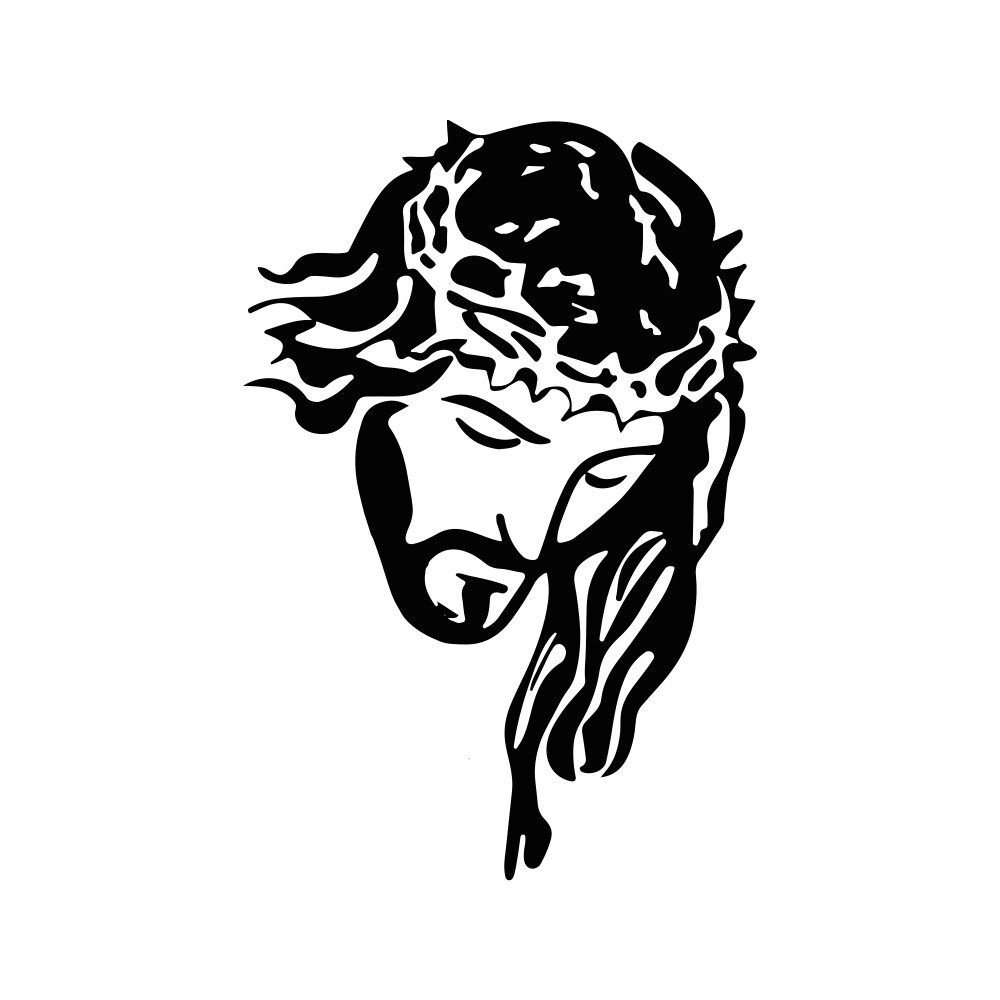 Jesus Face Looking Down