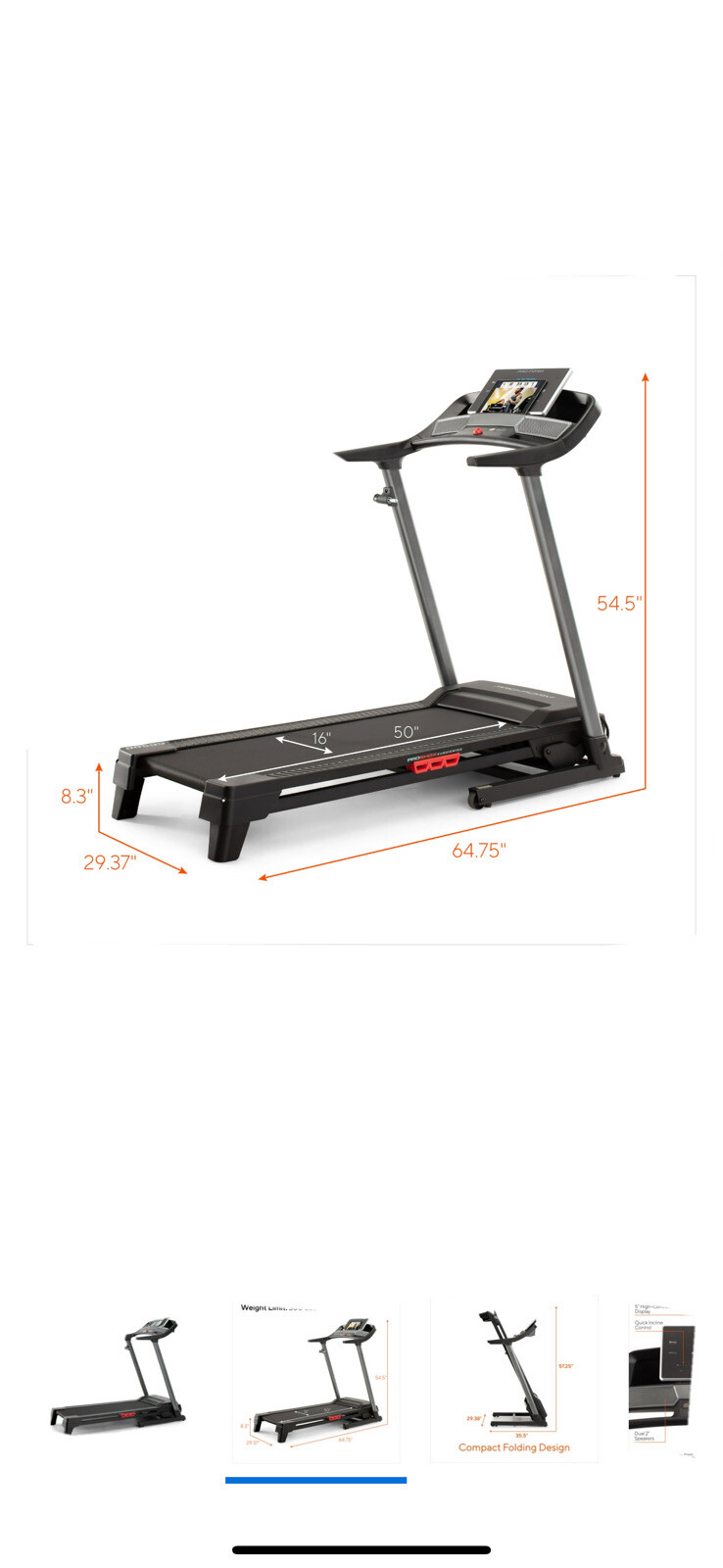Echelon ECH-STRIDE-SPORT Treadmill 850022706103| eBay