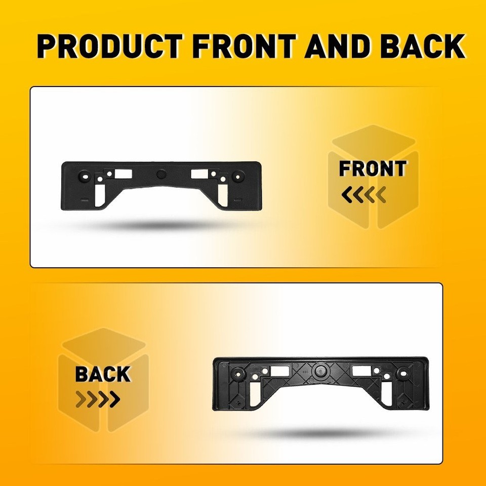 Fits 19-24 Toyota RAV4 Prime Front Bumper License Plate Mount Bracket ...
