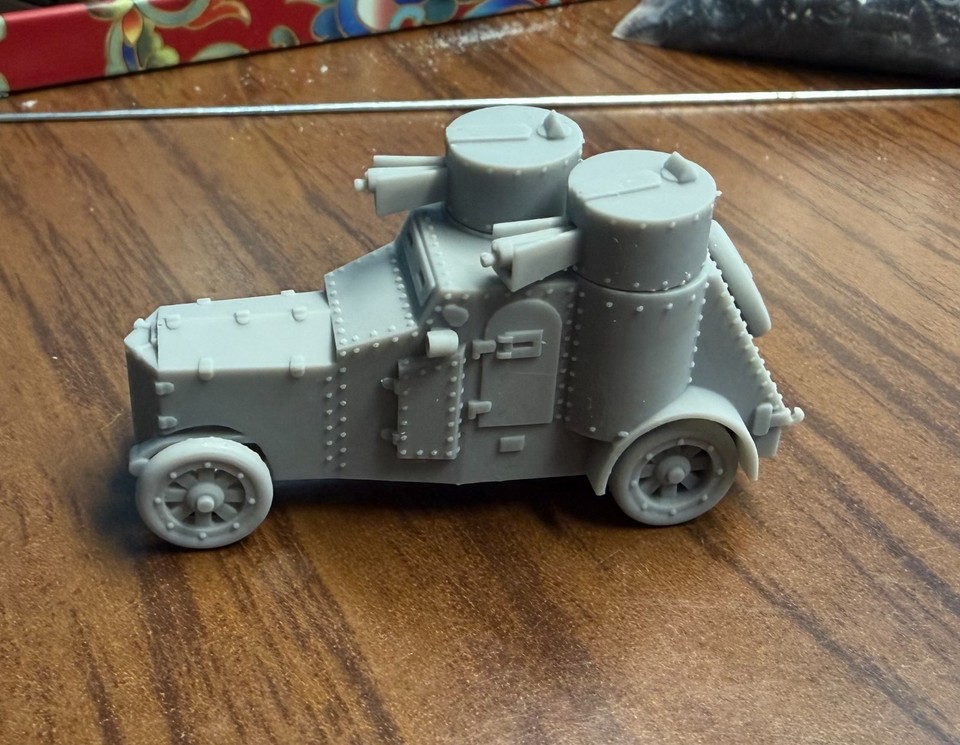 1/72 3d printed tank Russian Empire Izhorski-FIAT Armoured Car | eBay