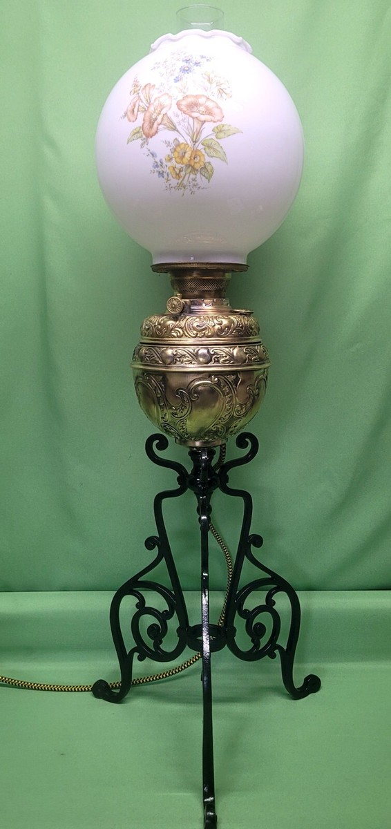Vintage Parlor Banquet Oil Lamp Antique Banquet Lamp Etsy