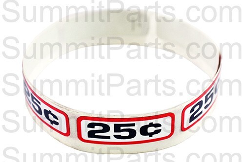 12 PACK- DECALS 25 CENT SLIDE FOR GREENWALD 00-9104-15 | eBay