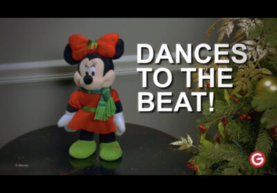 MINNIE MOUSE DISNEY CHRISTMAS SINGING MUSIC PORCH GREETER*Deck The ...
